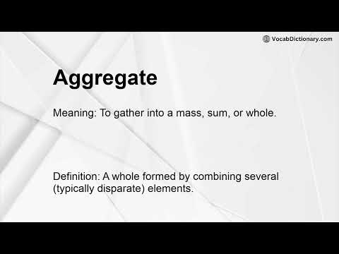 Aggregate Meaning