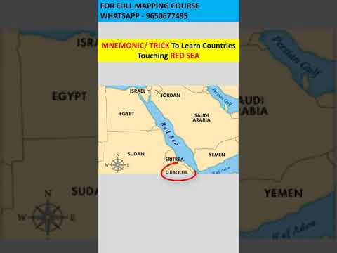 Red Sea Bordering Countries // Trick To Remember Countries Bordering Red Sea
