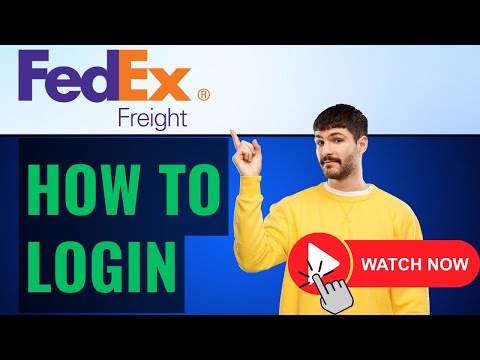FedEx Freight Login⏬👇: How do I log into FedEx Freight? | FedEx Freight sign in