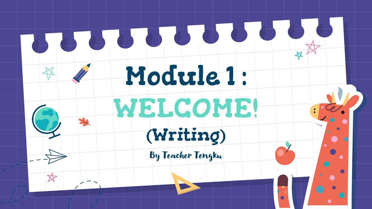 Year 3 : Module 1 (Writing)