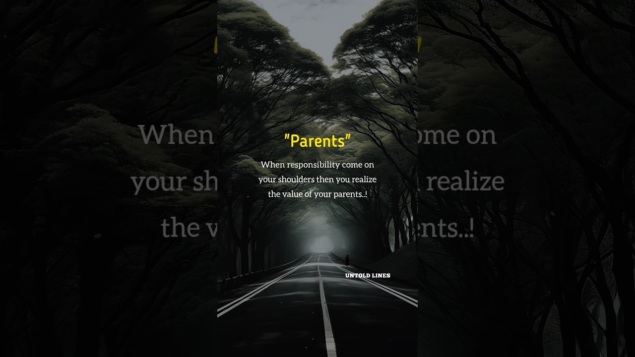 Parents ❤️ #quotes #untoldlines