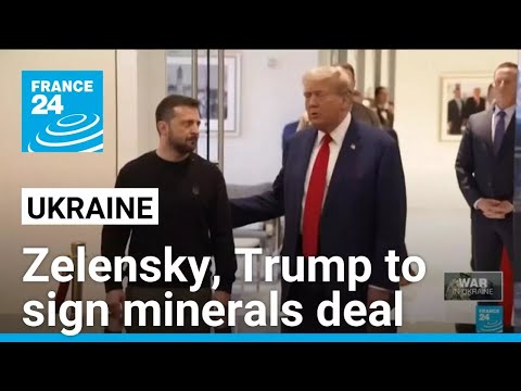 Zelensky, Trump to sign minerals deal at White House • FRANCE 24 English