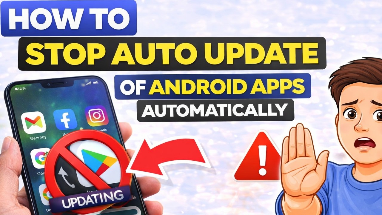 How To Stop Auto update Of Android Apps Automatically