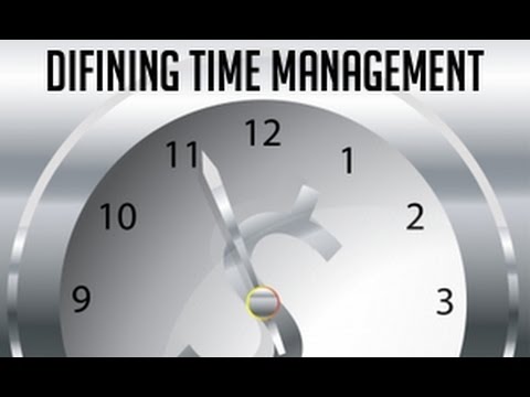 Time Management Definition