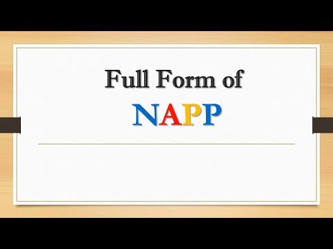 Full Form of NAPP || Did You Know?