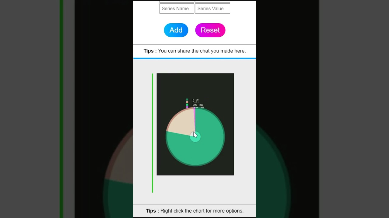 Pie chart in JavaScript | JavaScript Project | Pie Chart Software