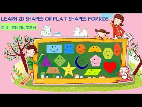 Learn 2D Shapes Or Flat Shapes For Kids In English - Livy Kids
