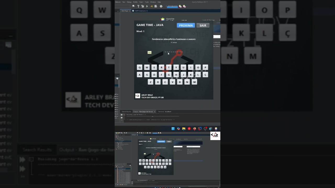 Joguinho da Forca em Java #java #tutorial