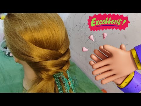 This Hair Style Is So Cute And Easy|Beautiful Hairstyles|Quick And Easy Hairstyle|