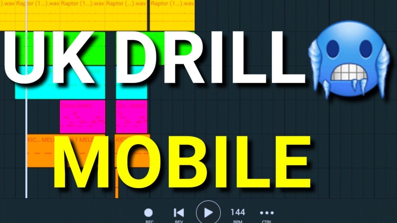 How to make a cold uk drill beat🥶 | FL STUDIO MOBILE