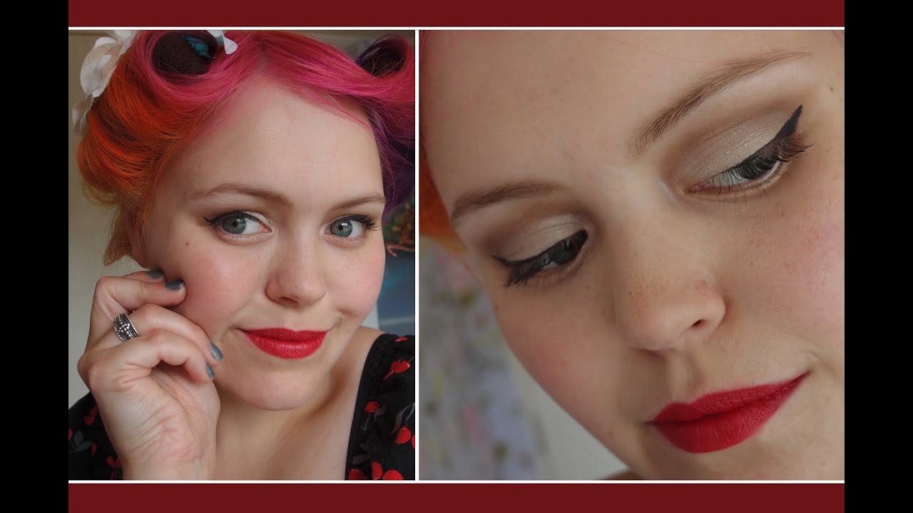 Pin-up / Rockabilly / Vintage --- makeup tutorial