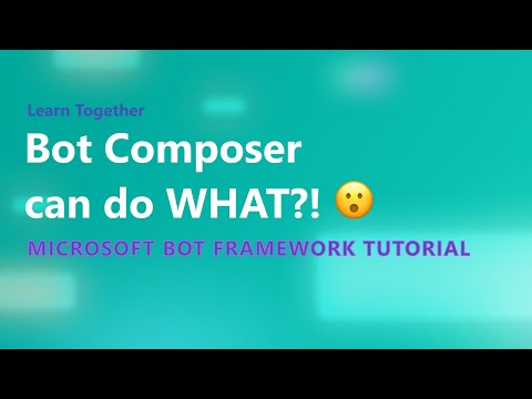 Learn How to use Bot Framework Composer to build low code Microsoft Teams bots Part 1 - Mind Luster