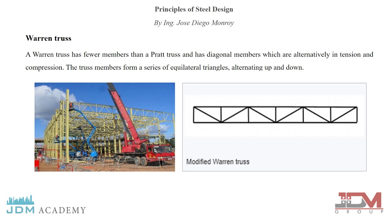 02 12   Steel Design   Types of Steel trusses