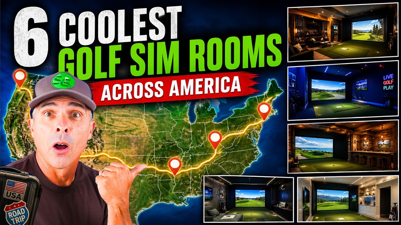 I Found the 6 Coolest Home Golf Simulator Rooms in America!