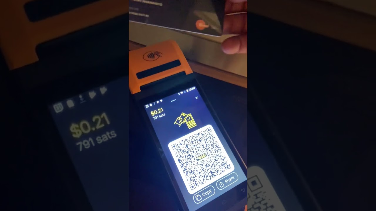 Bitcoin Point of Sales machines getting warmed up for @BtcPrague 🙌