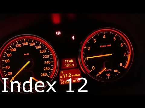 BMW N54 Injector Index 7, 9  vs Index 12 [Cold Start]
