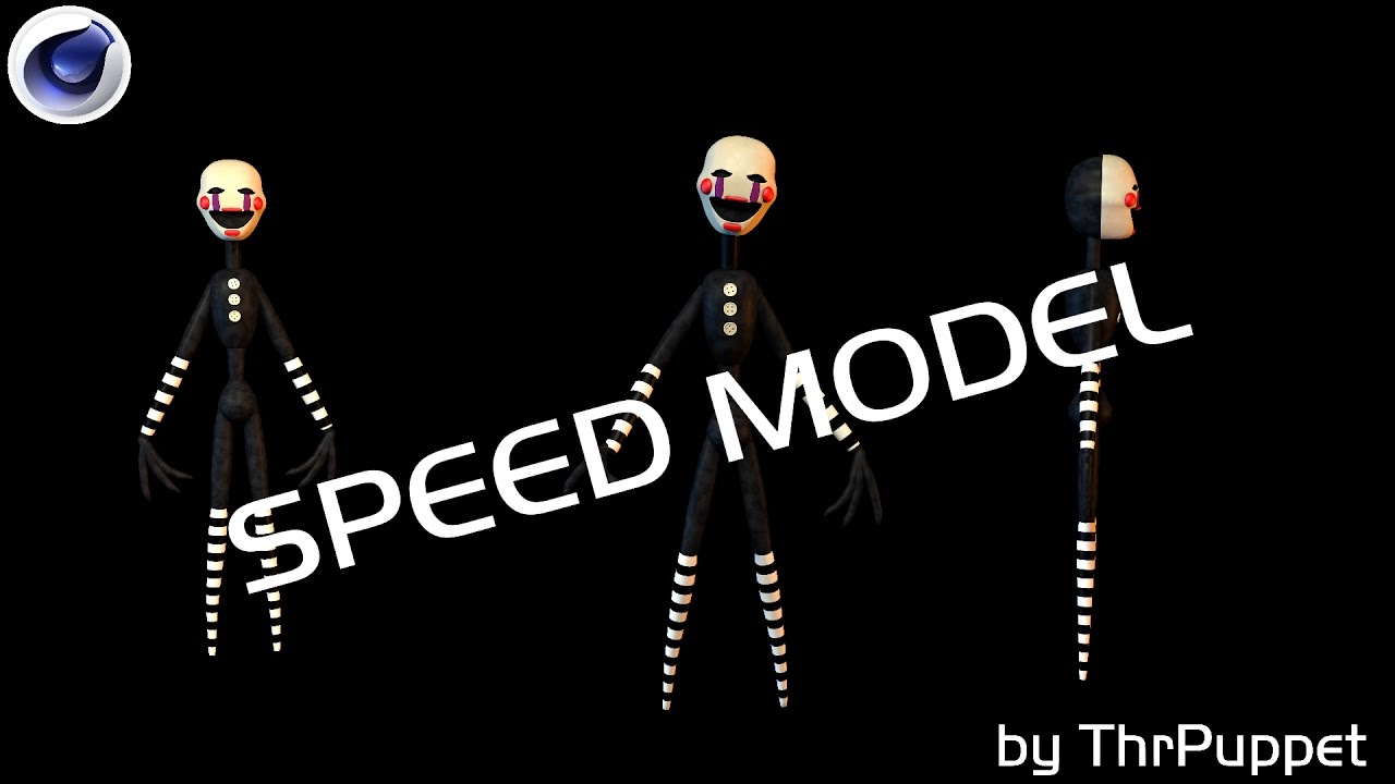 [C4D FNaF] The Puppet v16 SPEED MODEL | ThrPuppet