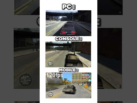 GTA IV PC VS CONSOLE VS MOBILE #pcbuild #pc #pcgaming #gamingpc #gpu #graphicscard