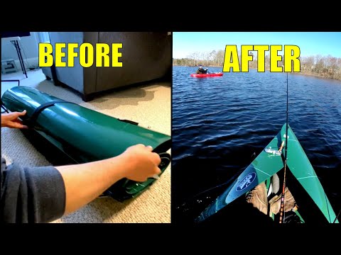Fishing in a FOLDABLE KAYAK (TuckTec with Bob)