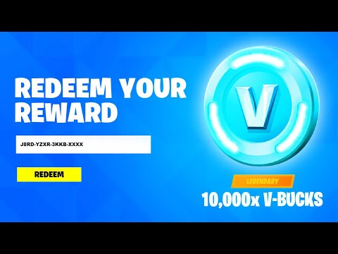 REDEEM THE 13,500 V BUCKS CODE IN FORTNITE! (How To Get Free V Bucks)