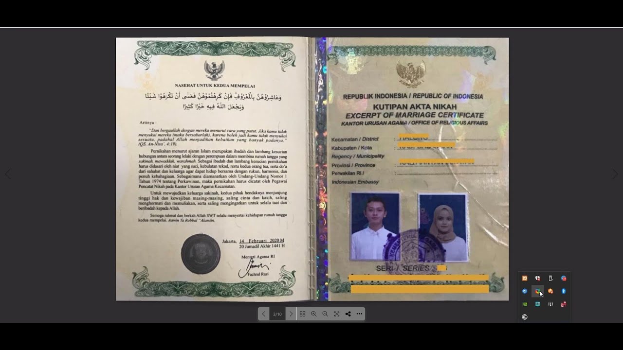 Membuat Buku Nikah Digital model Flipbook PDF