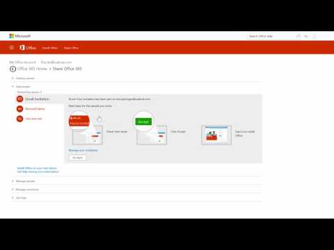 How do I manage and share my Office 365 Home subscription?