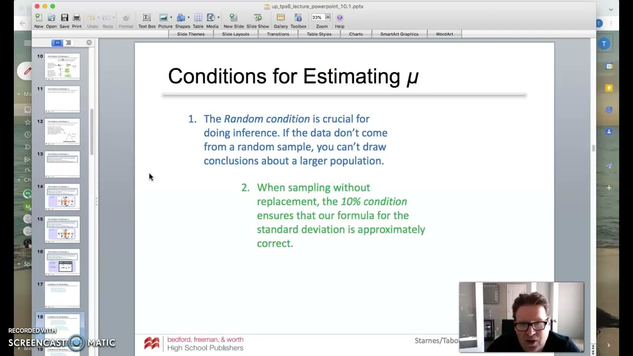 Understanding Confidence Intervals for Population Means in AP ...