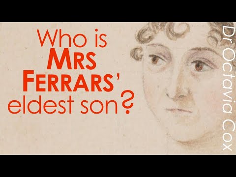 Money & Inheritance in Jane Austen's Sense and Sensibility—Mrs Ferrars, Edward & Robert—ANALYSIS