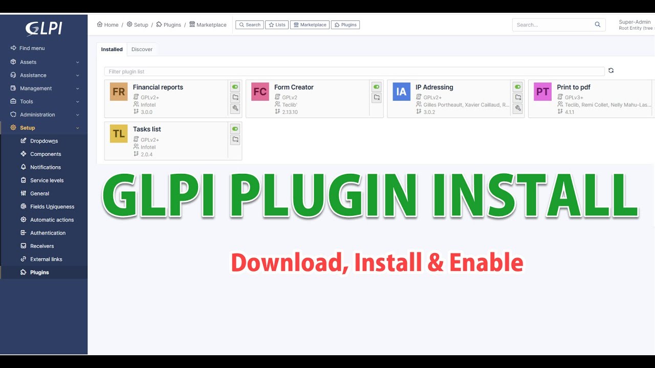 How to Install Plugins in GLPI – Step-by-Step Tutorial