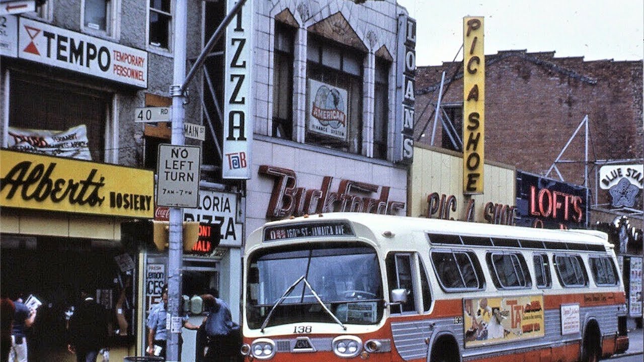 *Nostalgic 3rd 1970s Flushing Queens NYC Photo Slideshow* Retro 70s New York City Nostalgia