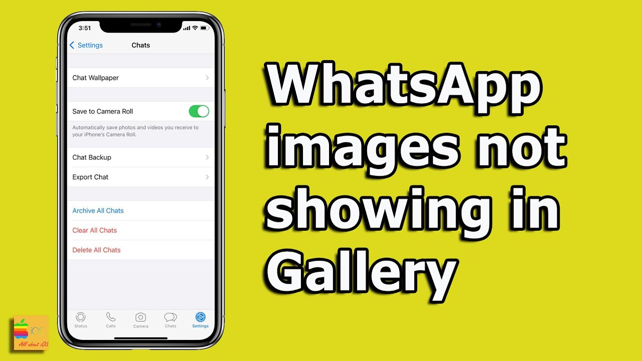 WhatsApp Images Not Showing In Gallery (FOR iPHONE)- 3 Ways To Fix