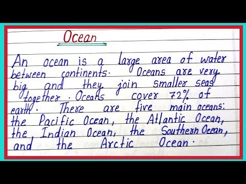essay on ocean in english/paragraph on ocean/world ocean day essay in english/mahasagar par nibandh