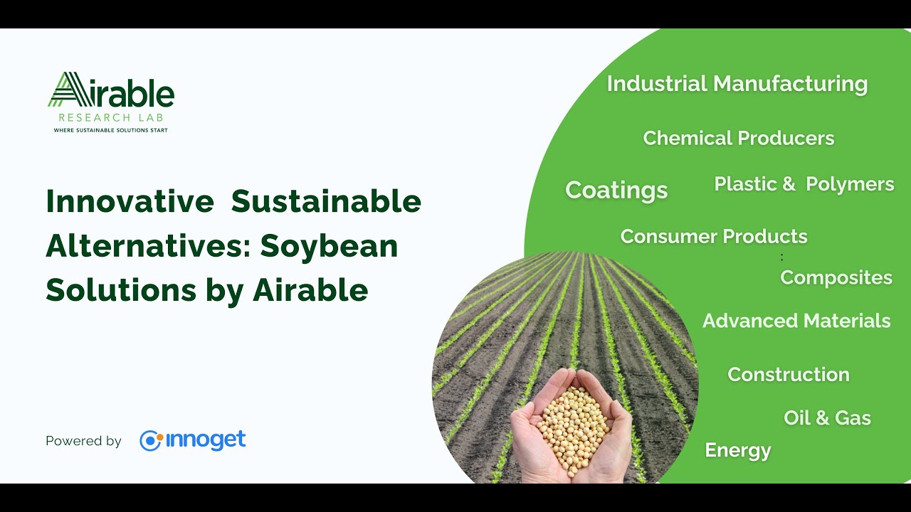 Innovative Sustainable Alternatives: Soybean Solutions by Airable