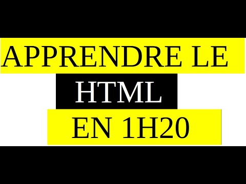 Learn Apprendre le HTML pour débutant 2021 - Mind Luster