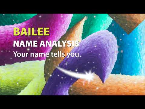 BAILEE Name Analysis / Your name tells you