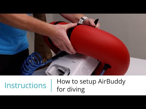 How to setup AirBuddy for diving