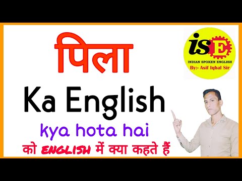 Pila ka english | Pila in english | Pila ko english mein kya kahate hein