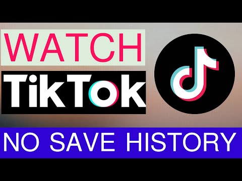 Watch TikTok Video Without Saved Watch History in Computer