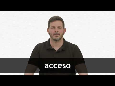 English Translation of “ACCESO” | Collins Spanish-English Dictionary