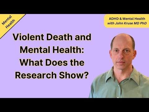 Violent Death and Mental Health: What Does the Research Show?