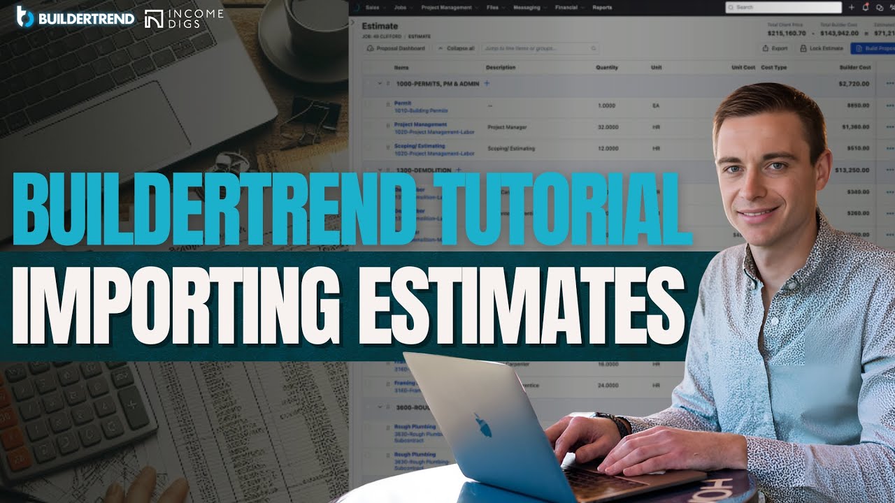 Complete Buildertrend Tutorial - Importing Estimates
