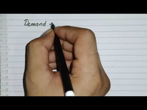 Demand meaning in Hindi