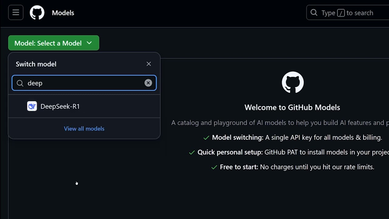 Try the latest AI models with GitHub Models - now with OpenAI's o3-mini and DeepSeek-R1