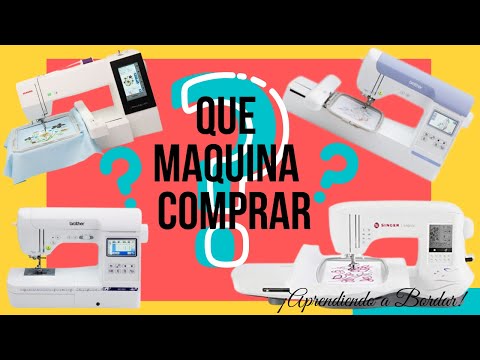 Como elegir maquina de BORDADO 🤔