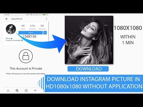 How To VIEW or DOWNLOAD Instagram Profile Picture in High Quality Without App Winodws Mac OS