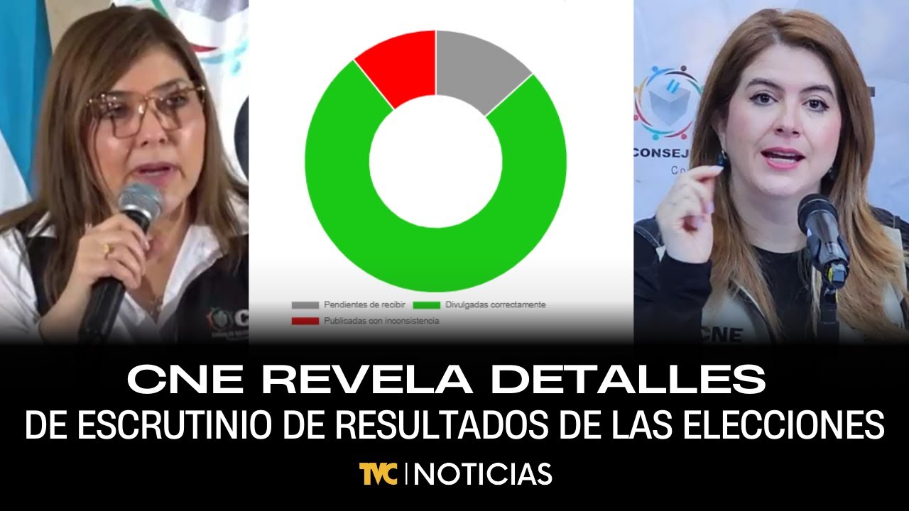 CNE reveals details of the election results count