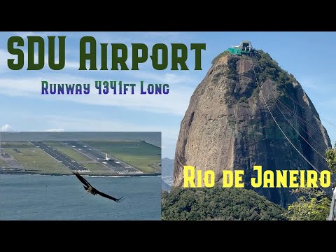 Rio De Janeiro | Santos Dumont Airport Operations | SBRJ | Sugar Loaf