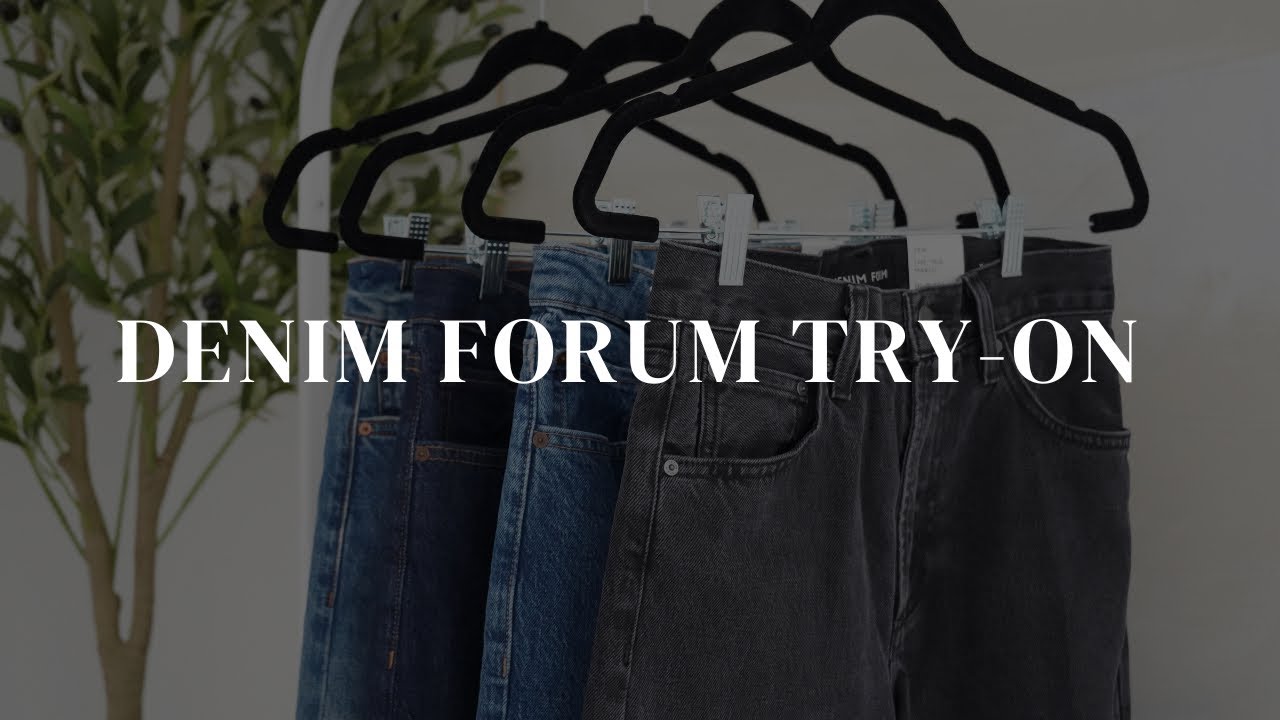 ARITZIA DENIM FORUM TRY ON | 6 Different Styles | Denim Finds For Tall Women
