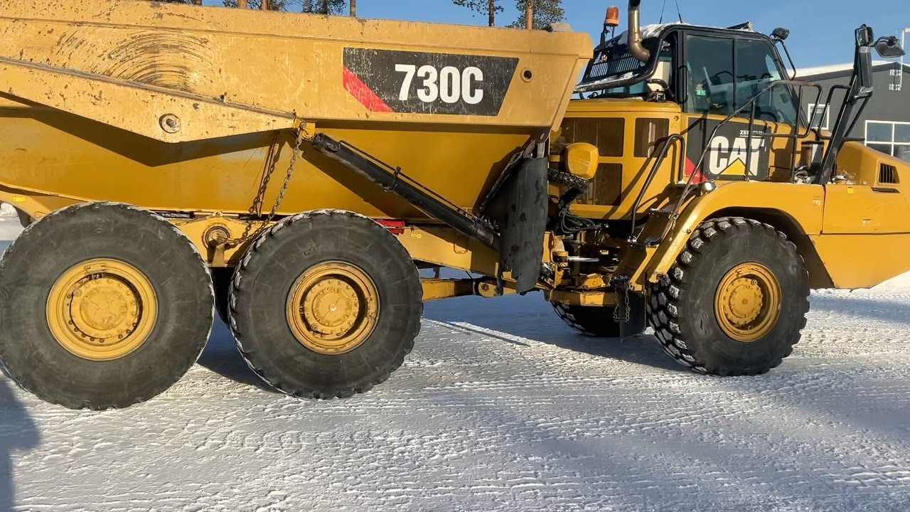 Dumper CAT 730C, Gällivare, Klaravik auktioner