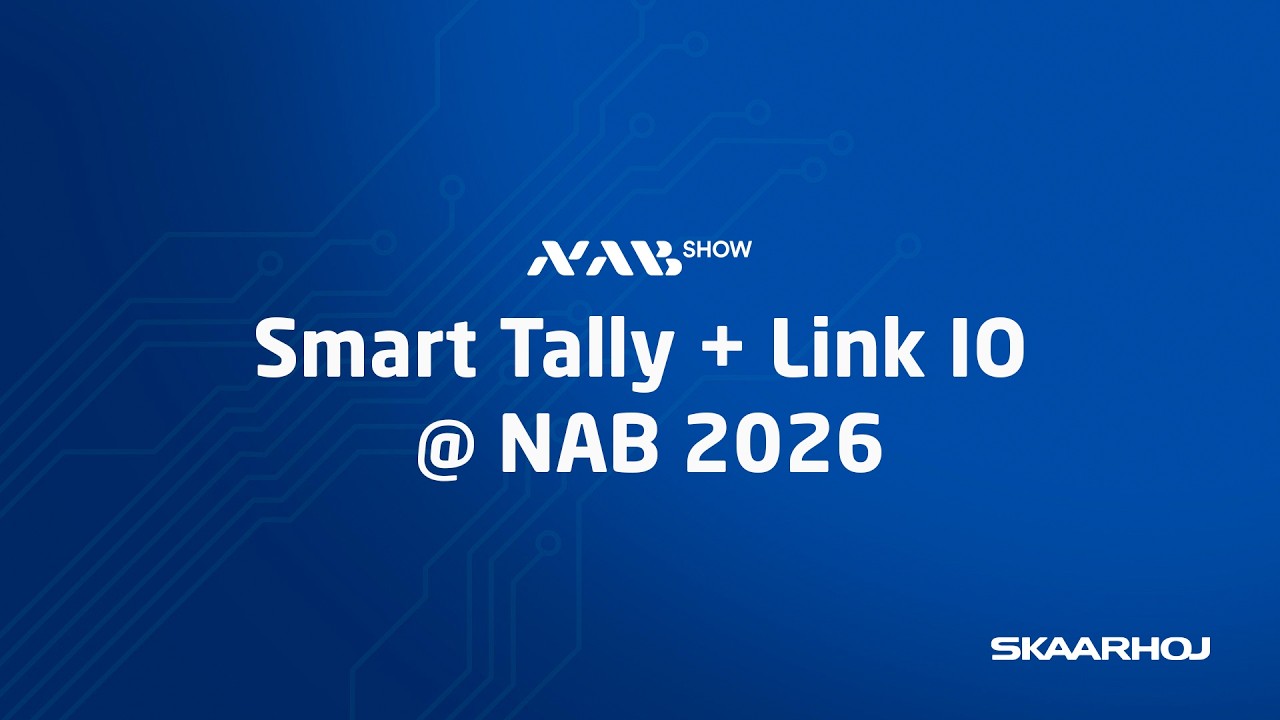 Smart Tally + Link IO at NAB 2026 | New Interface for Link IO Accessories
